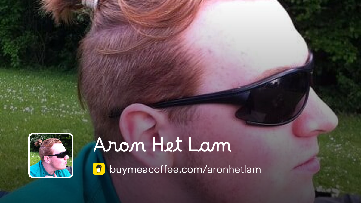 Aron Het Lam is creating open source software - Buymeacoffee