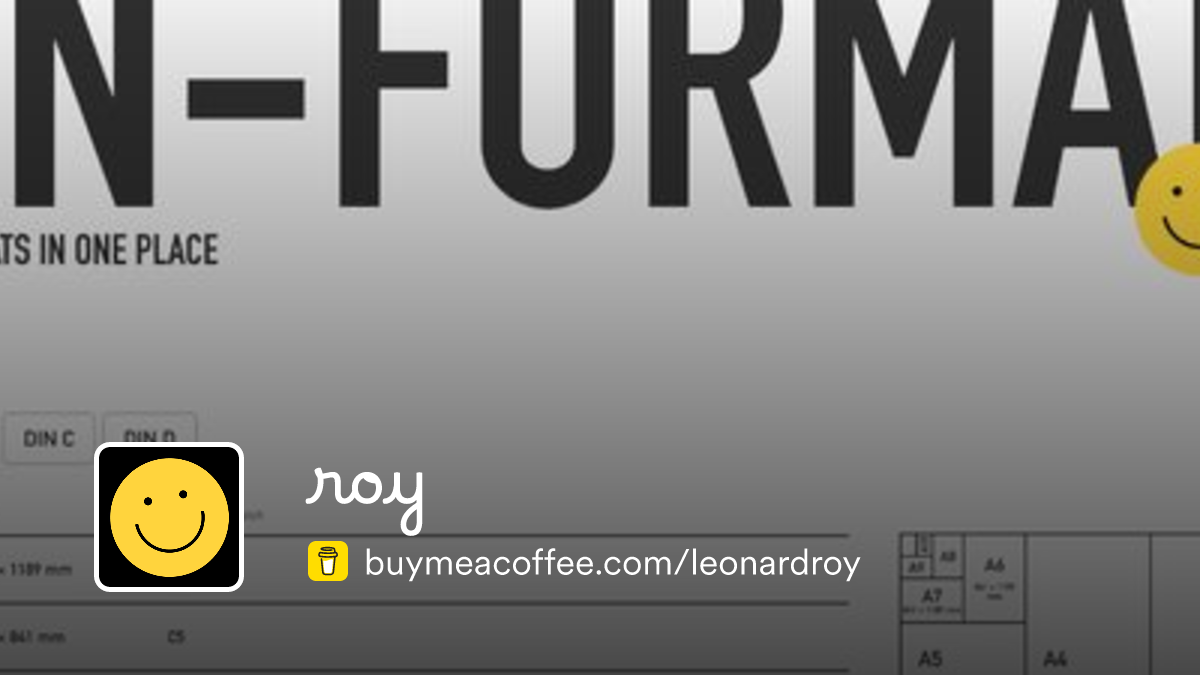 roy is creating tools that make the world of designers more beautiful 🥳 - Buymeacoffee