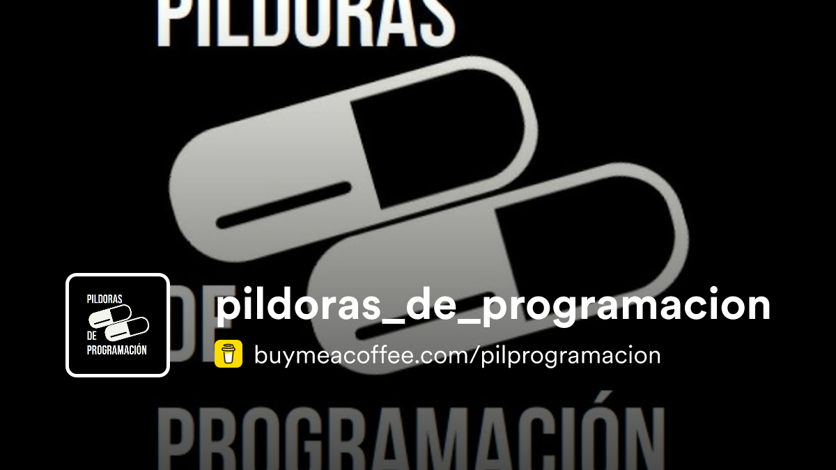 pildoras_de_programacion is I am creating programming content related with python. - Buymeacoffee