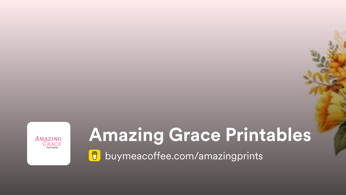 Gallery | Amazing Grace Printables - Buymeacoffee