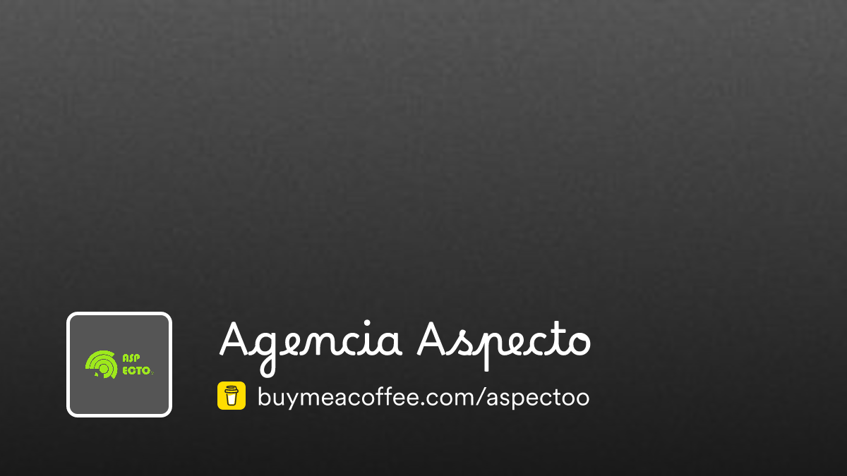 Extras | Agencia Aspecto - Buymeacoffee