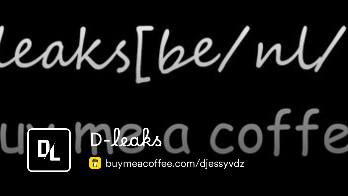 Membership | D-leaks - Buymeacoffee