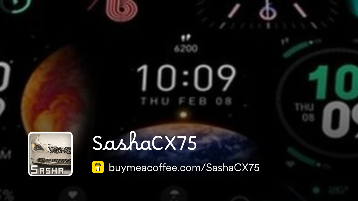 Extras | SashaCX75 - Buymeacoffee