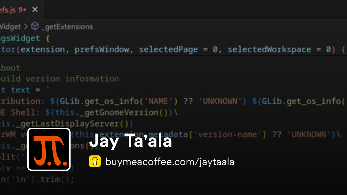 Jay Ta'ala - Buymeacoffee