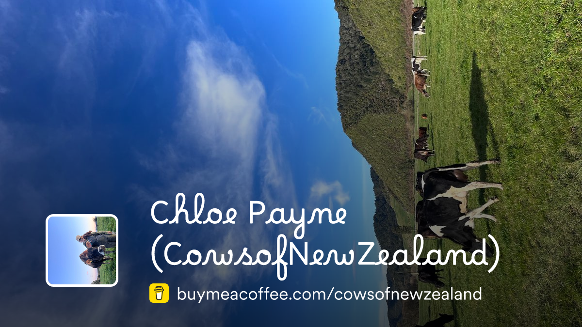 Chloe Payne (CowsofNewZealand) - Buymeacoffee