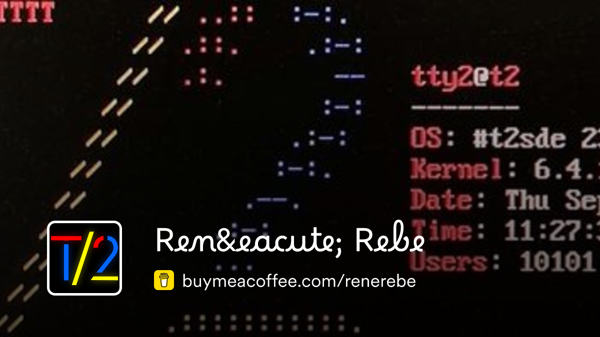 René Rebe is OpenSource, Linux & more - Buymeacoffee