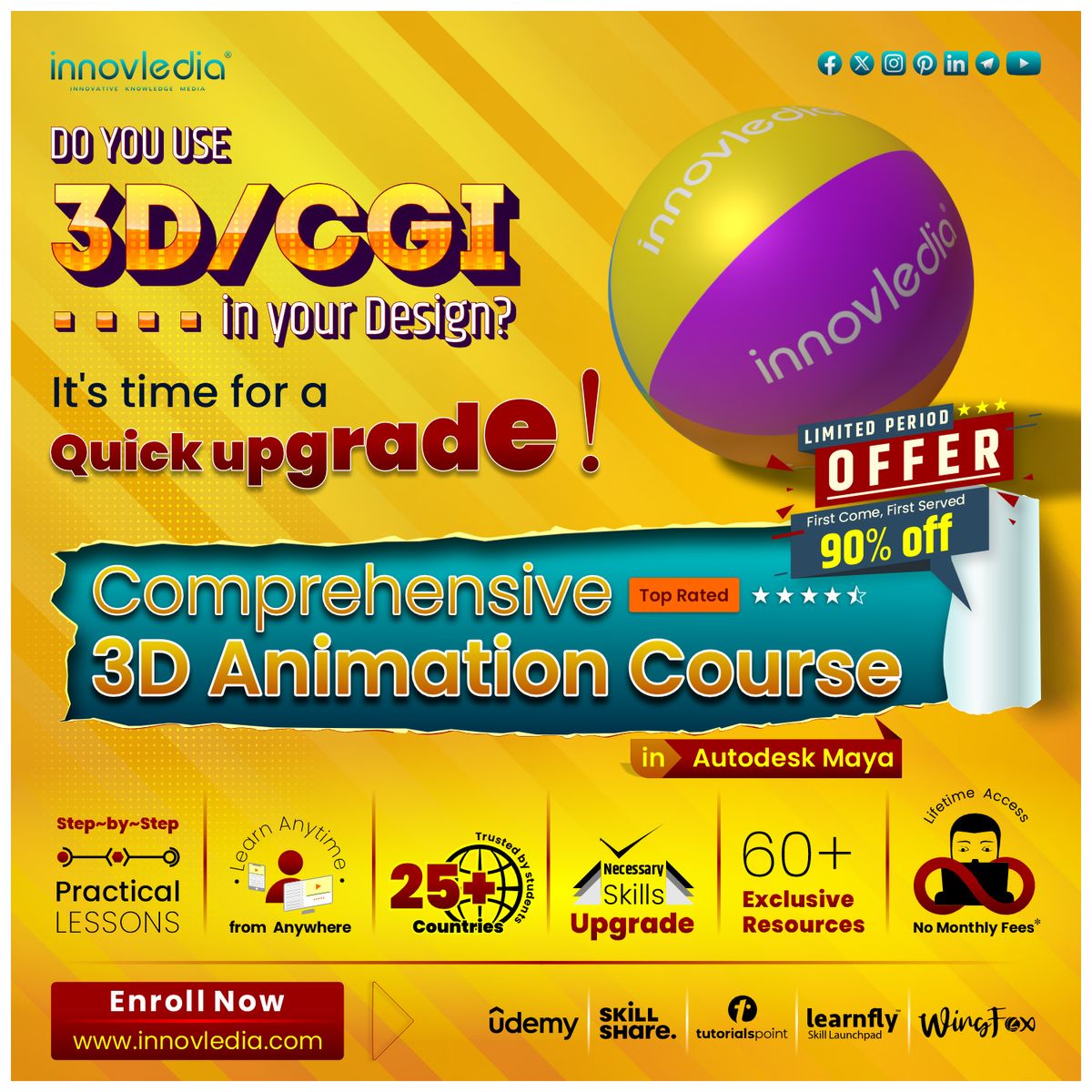 Do you use 3D/CGI in your design? Upgrade your skill in 5 hours ...