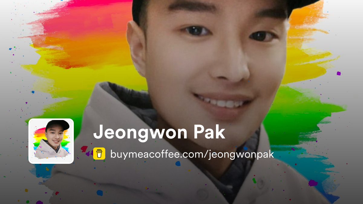 Jeongwon Pak - Buymeacoffee