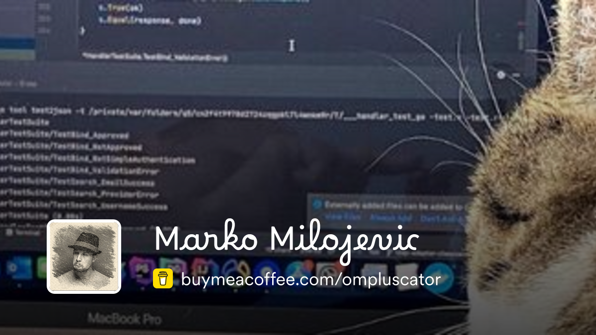 Marko Milojevic - Buymeacoffee