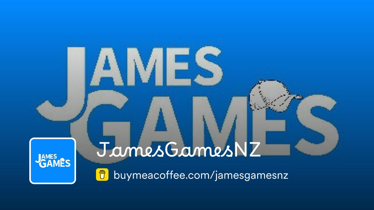 JamesGamesNZ is Games - Buymeacoffee
