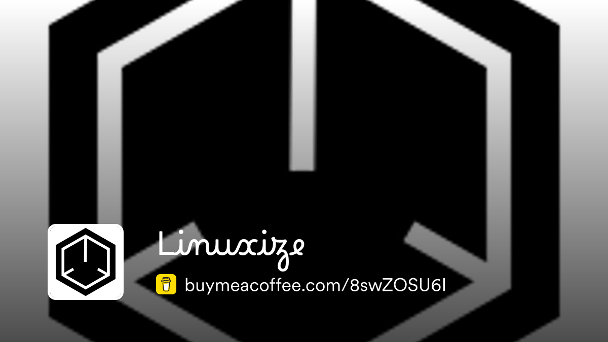 Linuxize - Buymeacoffee