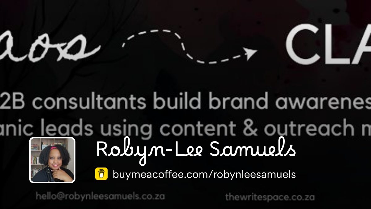 Robyn-Lee Samuels is helping freelancers and solopreneurs focus and ...