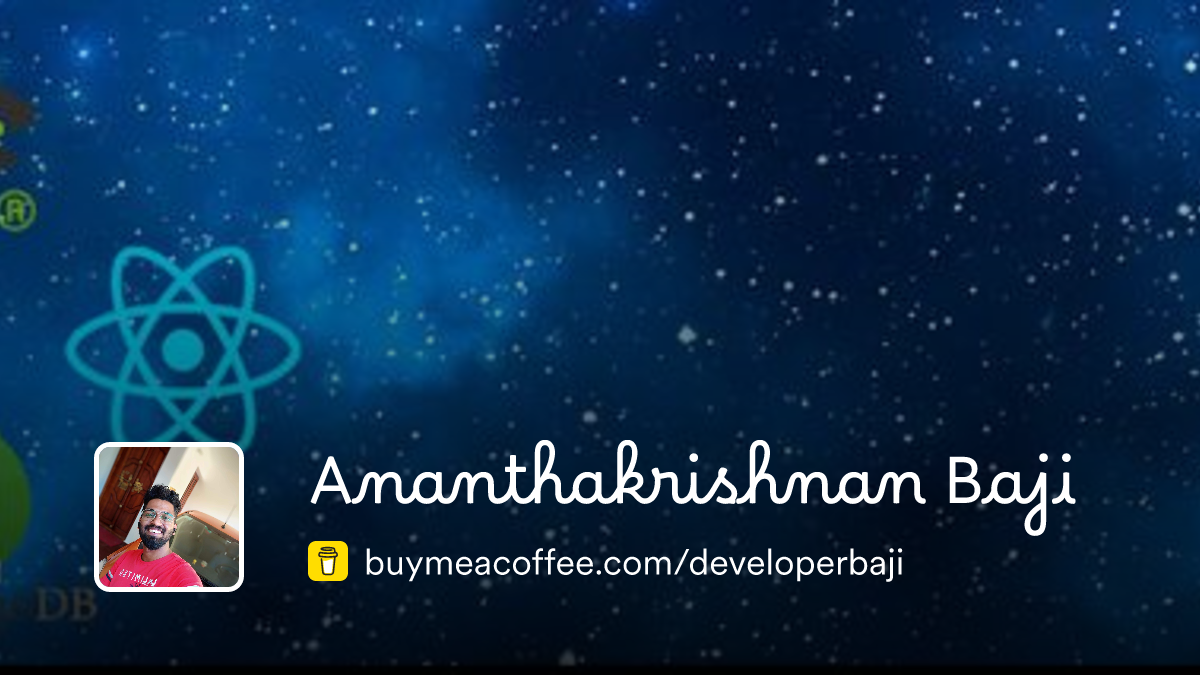Ananthakrishnan Baji - Buymeacoffee
