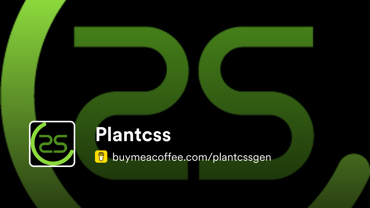 Plantcss is Converters and Generators - Buymeacoffee