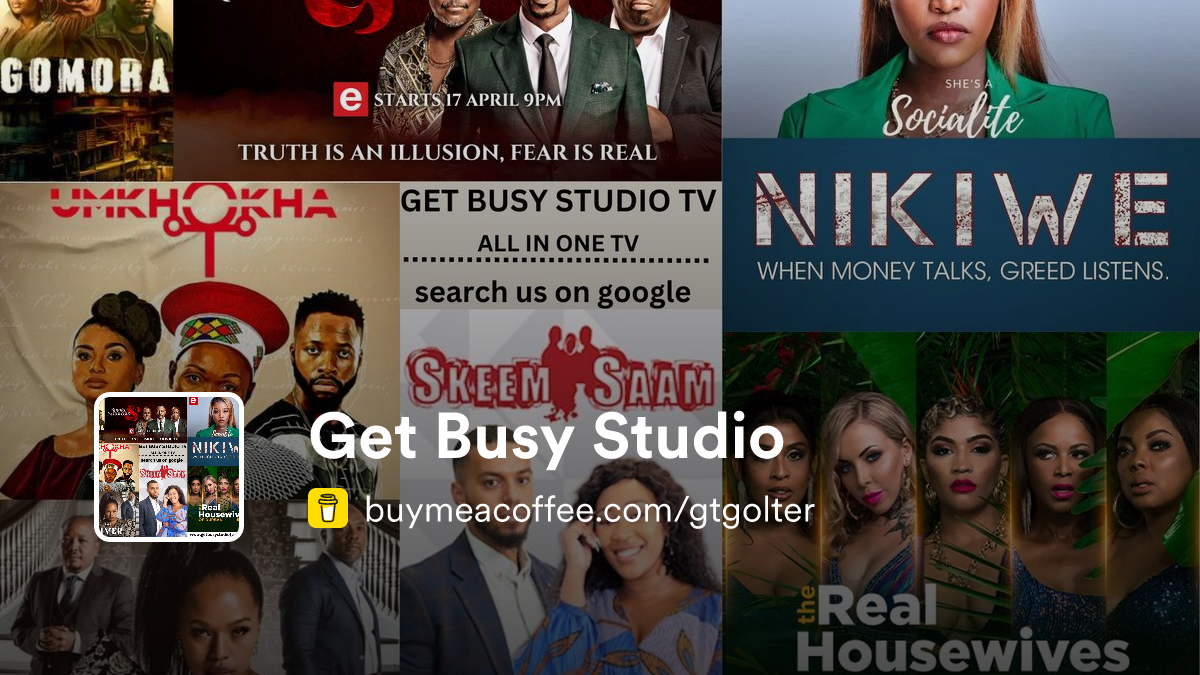 Get Busy Studio is Free TV - Buymeacoffee