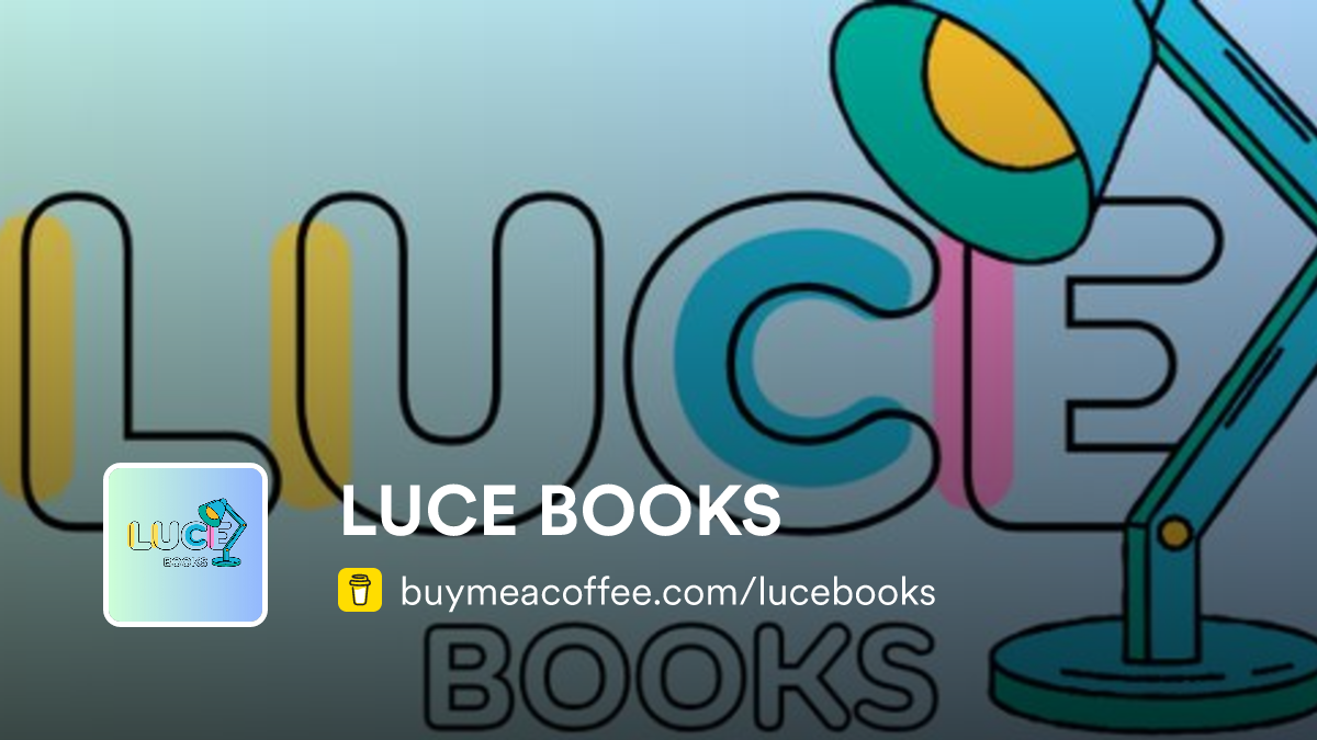 Extras | LUCE BOOKS - Buymeacoffee