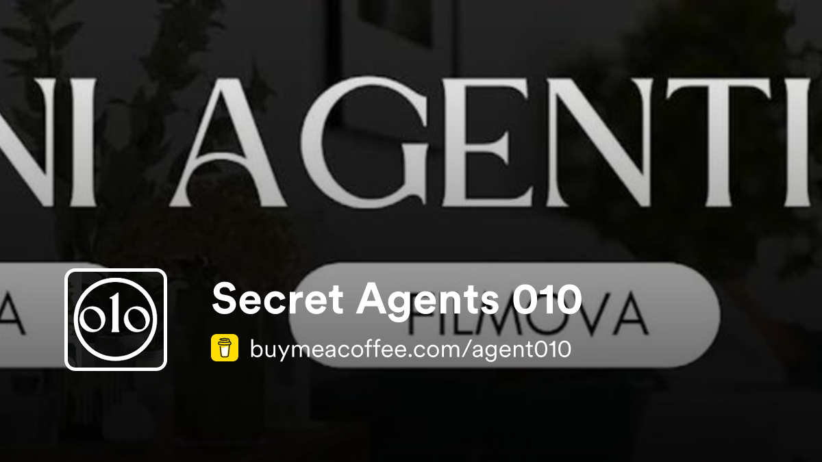 Secret Agents 010 - Buymeacoffee