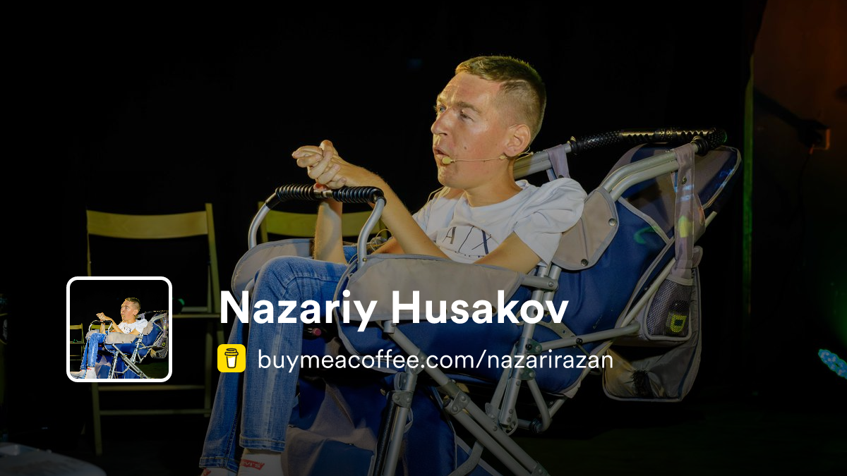 Nazariy Husakov - Buymeacoffee