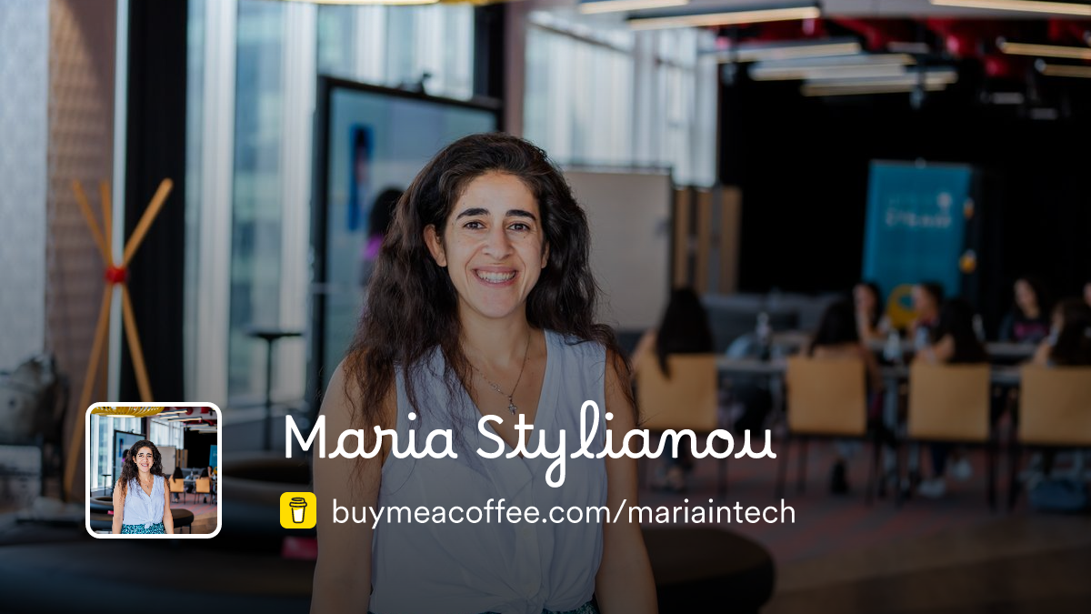 Maria Stylianou is building dev communities, coaching developers, and teaching coding - Buymeacoffee