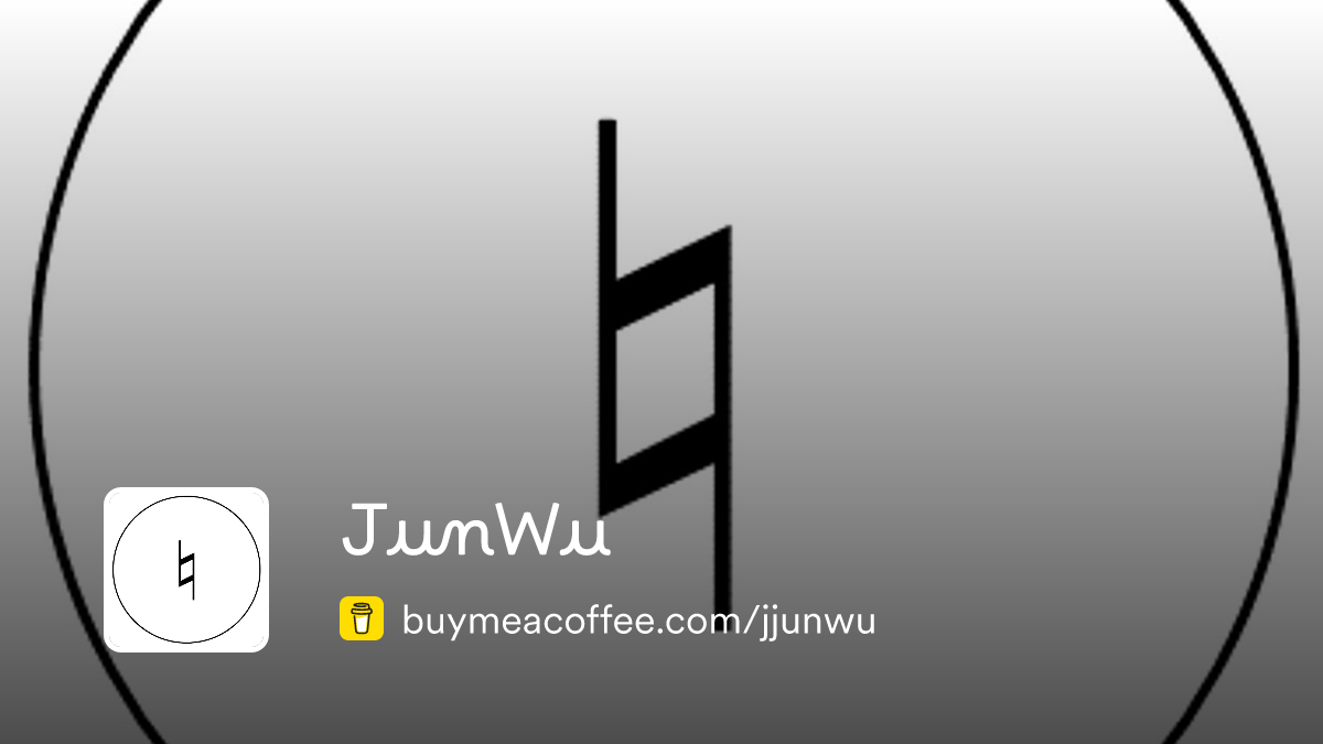 JunWu - Buymeacoffee