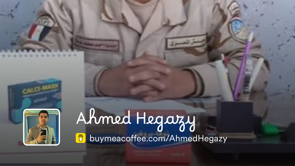 Ahmed Hegazy is make youtube videos - Buymeacoffee