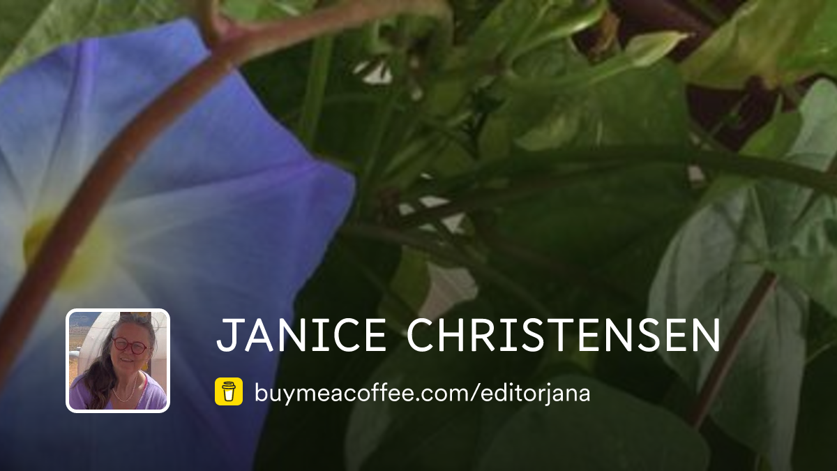 JANICE CHRISTENSEN - Buymeacoffee