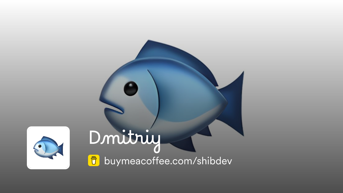 Dmitriy - Buymeacoffee