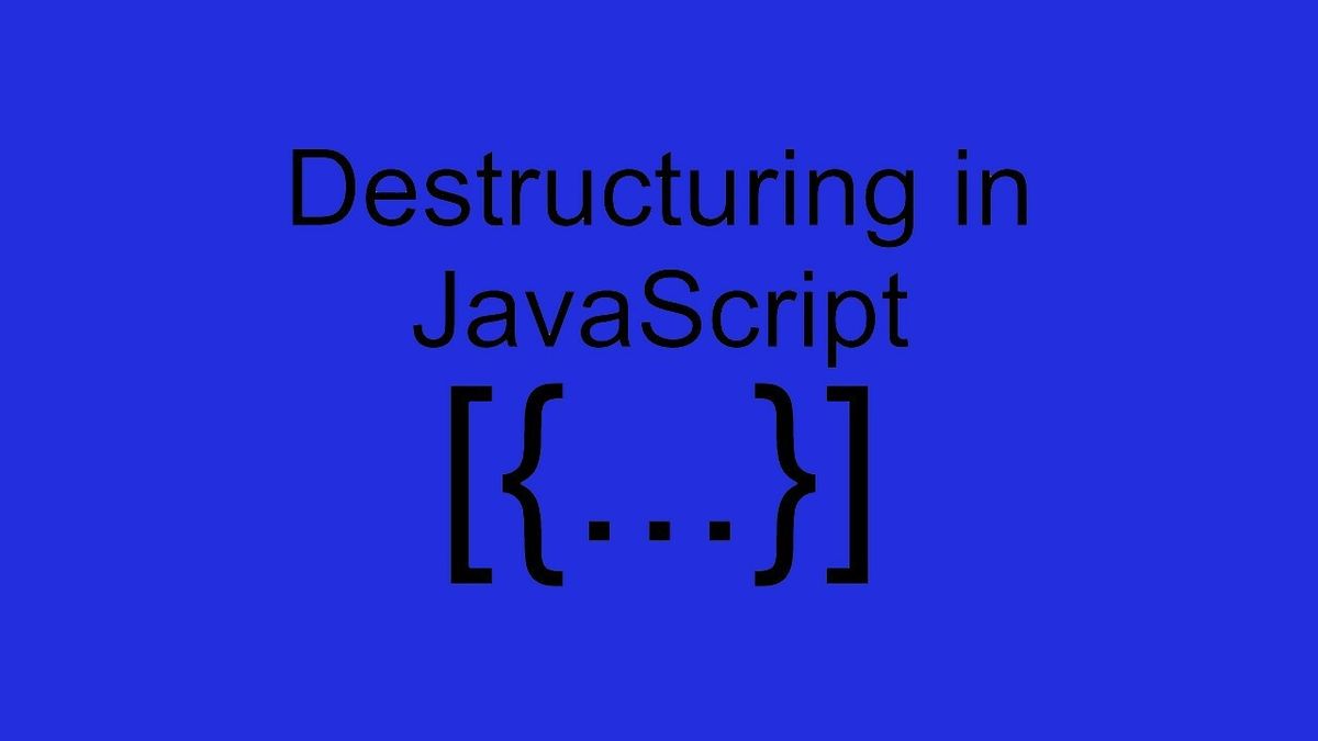 Best example of destructuringIn Javascript — Siddharth Kanojiya ...
