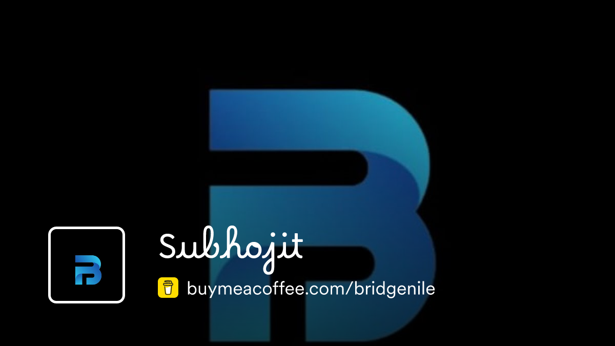 Subhojit - Buymeacoffee