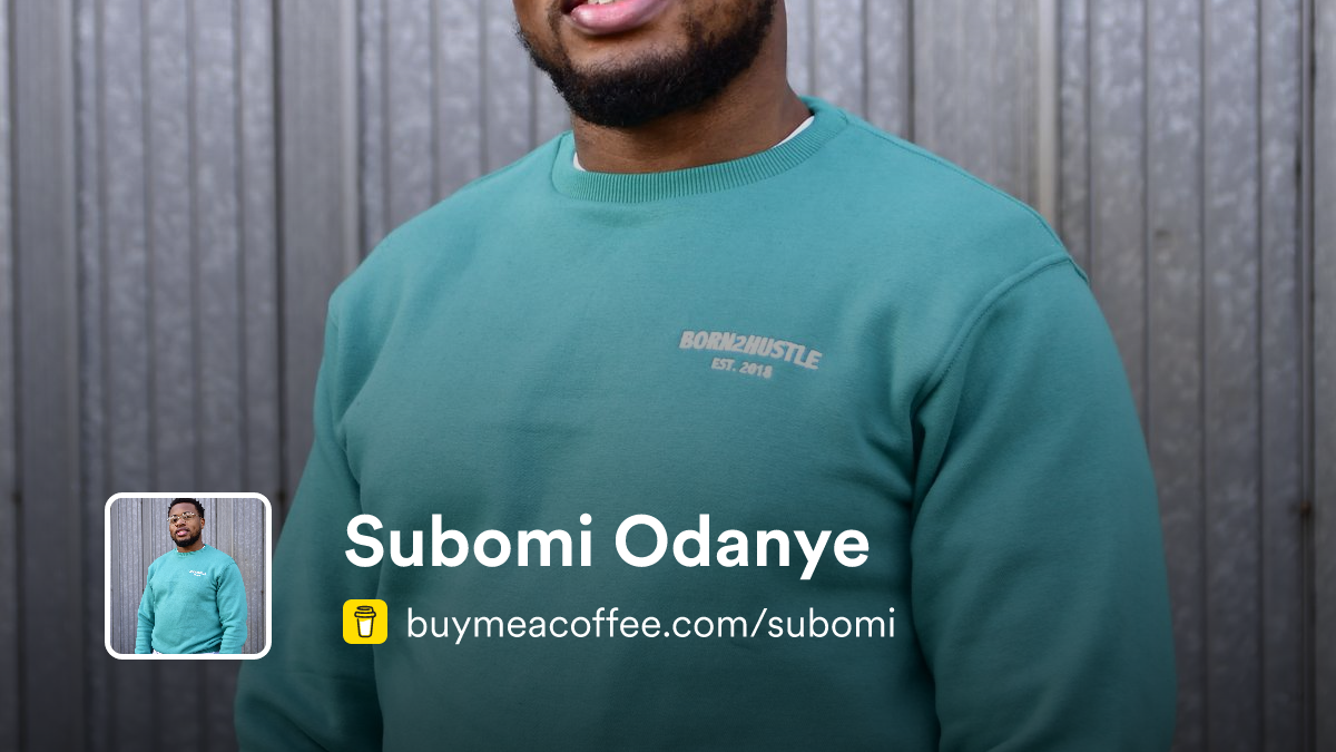 Subomi Odanye - Buymeacoffee