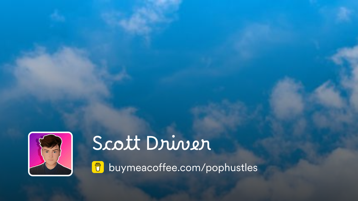 Scott Driver is giving you a new side hustle idea each week - Buymeacoffee