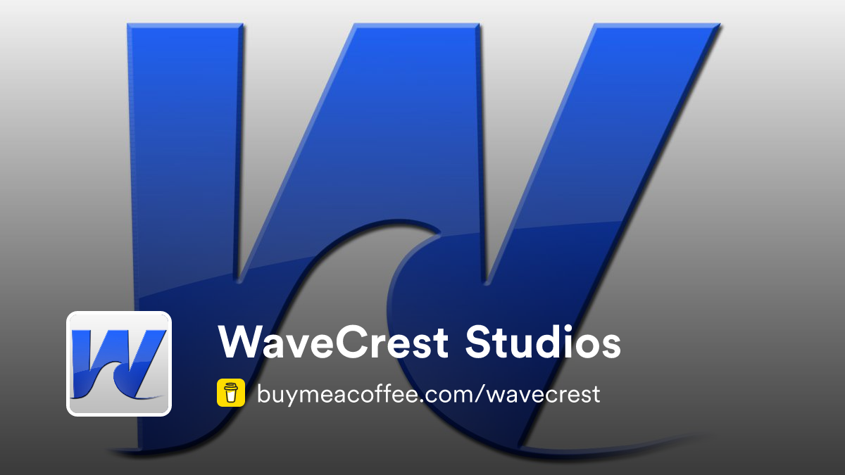 WaveCrest Studios is creating apps, games, films, and useful software - Buymeacoffee