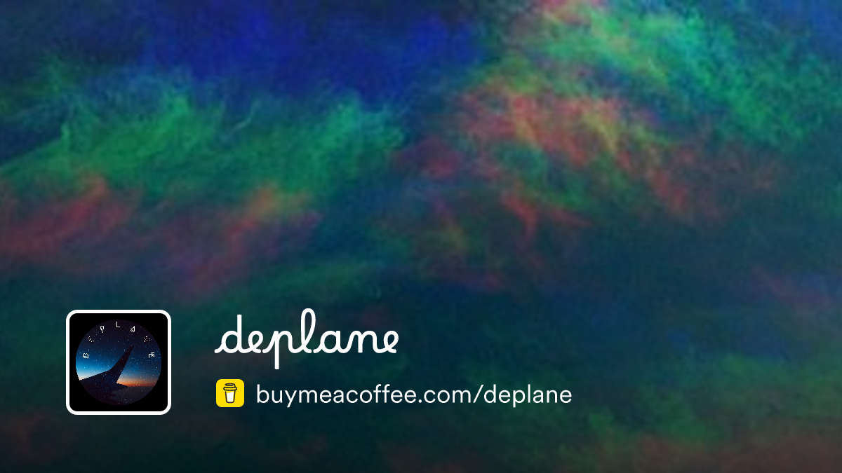 deplane is producing electronic chill vibes - Buymeacoffee