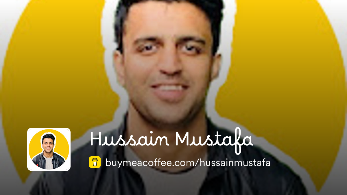 Hussain Mustafa is Creating programming content - Buymeacoffee