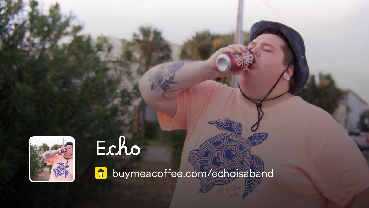 Echo is making riffs - Buymeacoffee