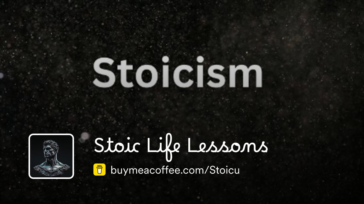 Stoic Life Lessons - Buymeacoffee