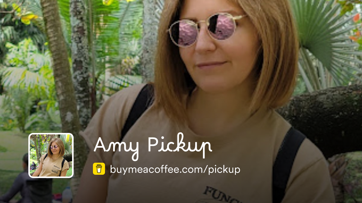 Amy Pickup - Buymeacoffee