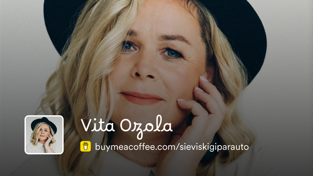 Vita Ozola is Satura veidotājs - Buymeacoffee