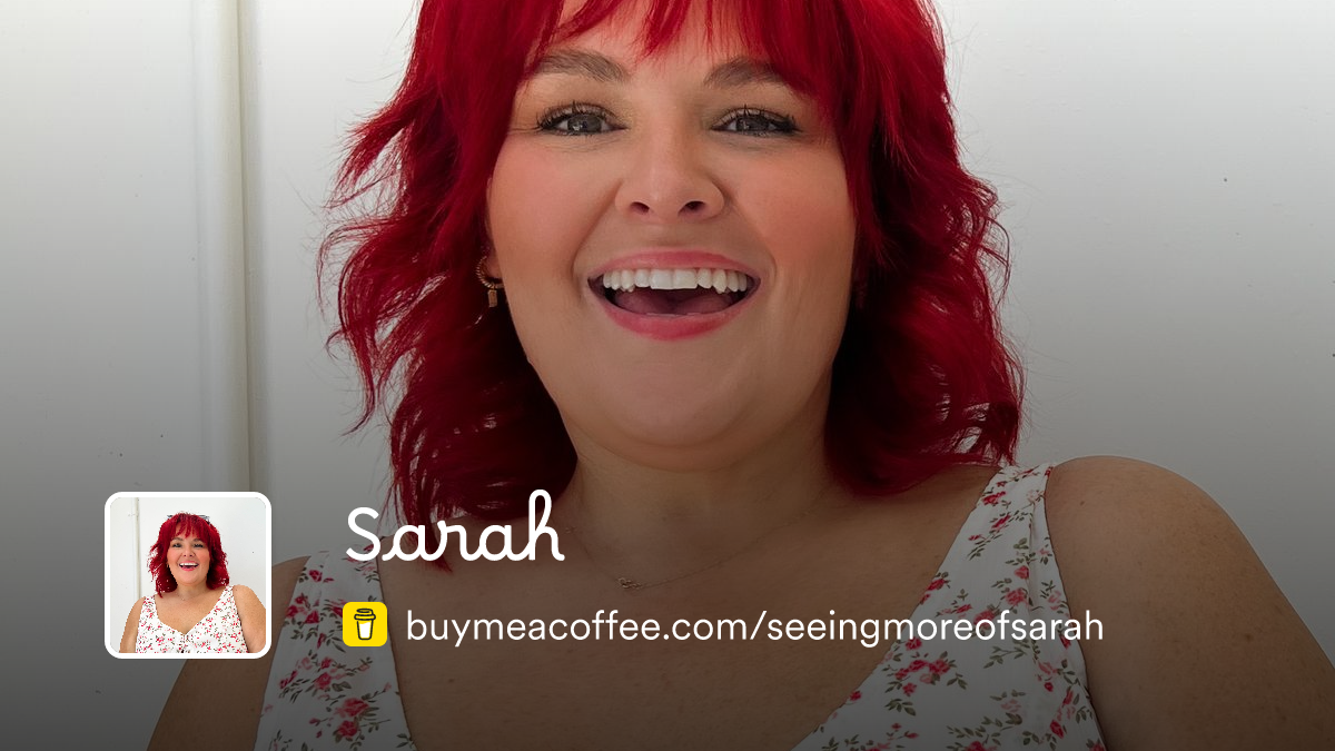 Sarah is Fashion, lifestyle and beauty content - Buymeacoffee