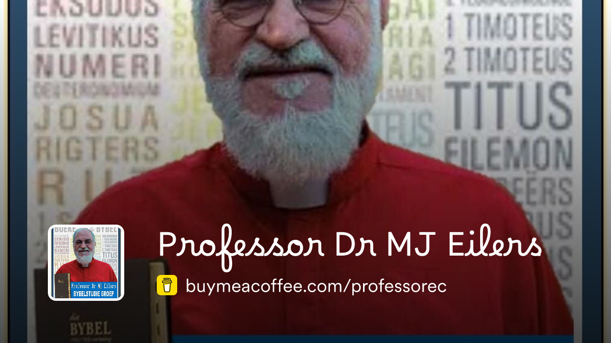 Professor Dr MJ Eilers - Buymeacoffee