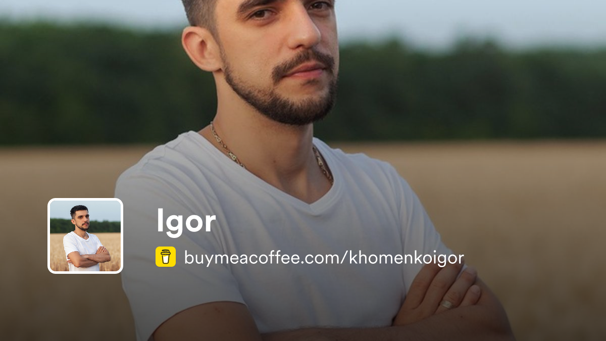 Igor is Building SAMA chat server - Buymeacoffee