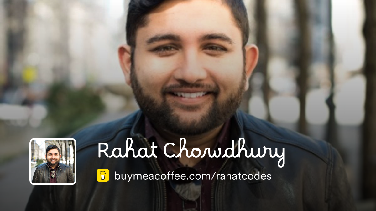 Rahat Chowdhury is creating technical blogs, ebooks and tutorials - Buymeacoffee