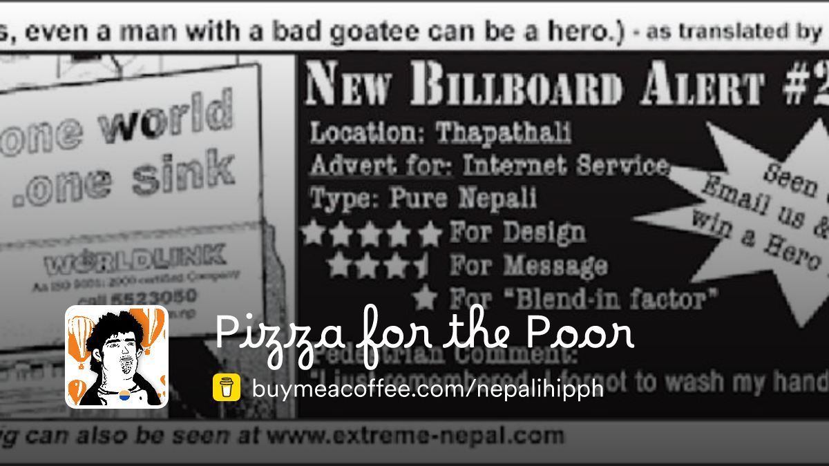 Pizza for the Poor is a slice! - Buymeacoffee
