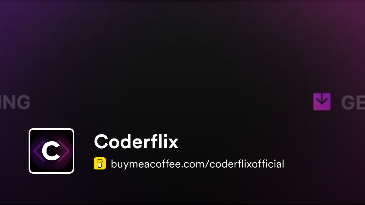 Extras | Coderflix - Buymeacoffee