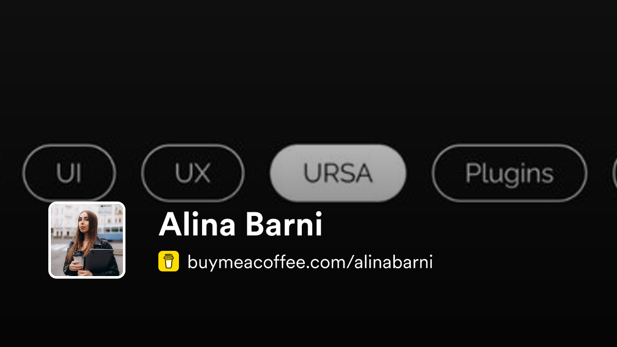 Alina Barni is Creating Figma plugins - Buymeacoffee