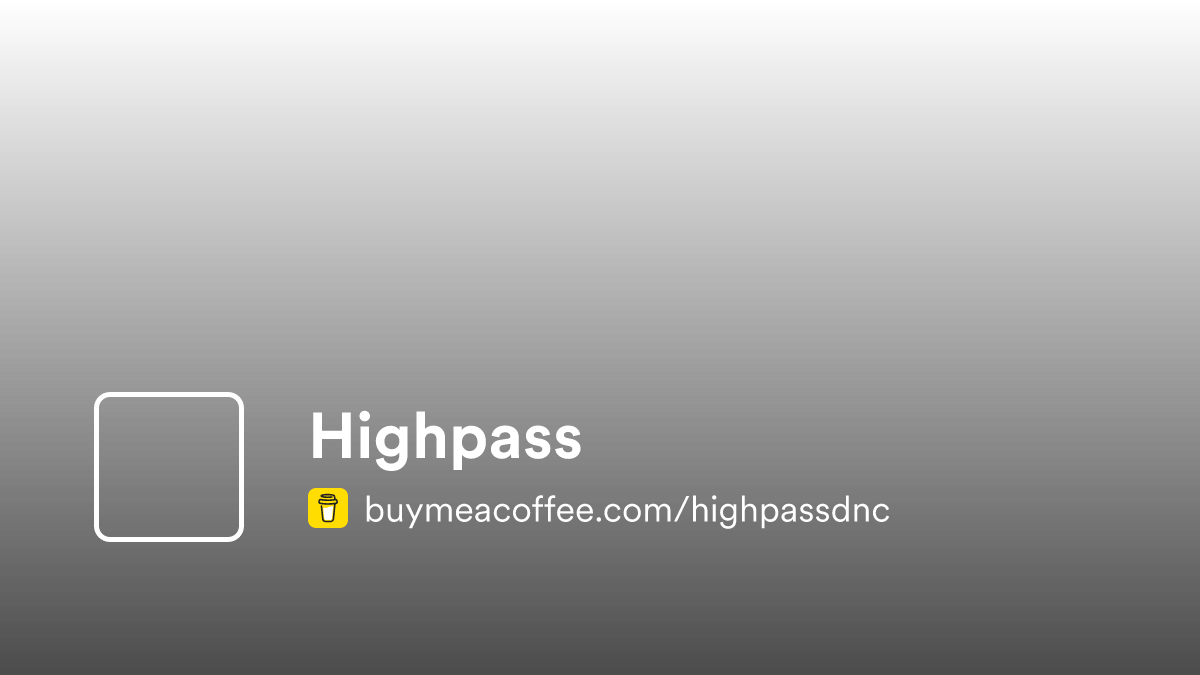 Extras | Highpass - Buymeacoffee