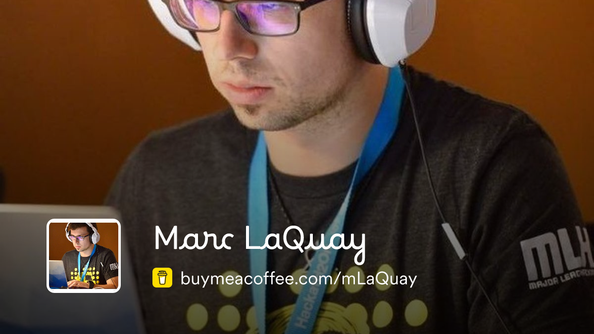 Marc LaQuay is building software! - Buymeacoffee