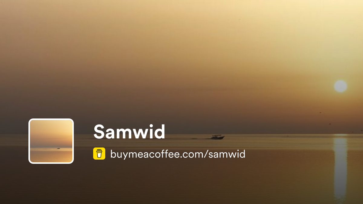 Samwid is I do this & that & call myself a programmer! - Buymeacoffee