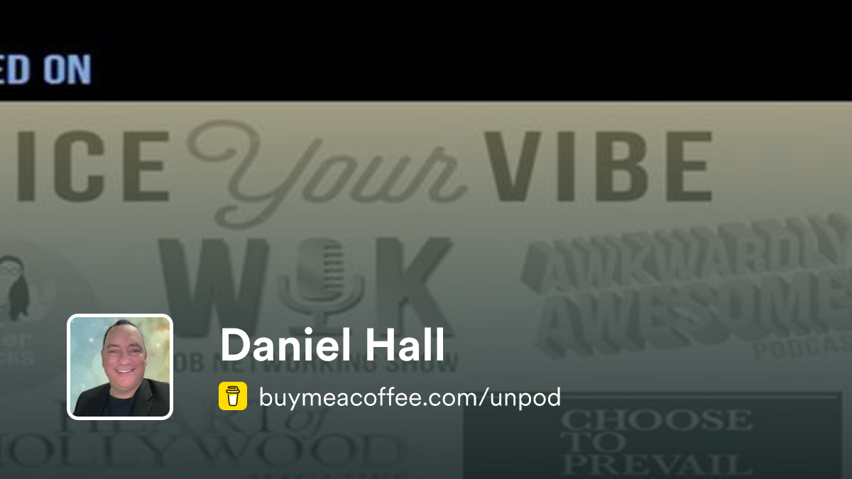 Daniel Hall - Buymeacoffee