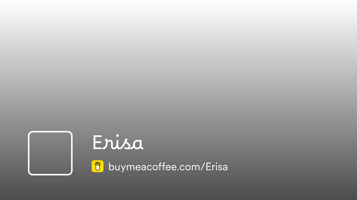 Erisa - Buymeacoffee